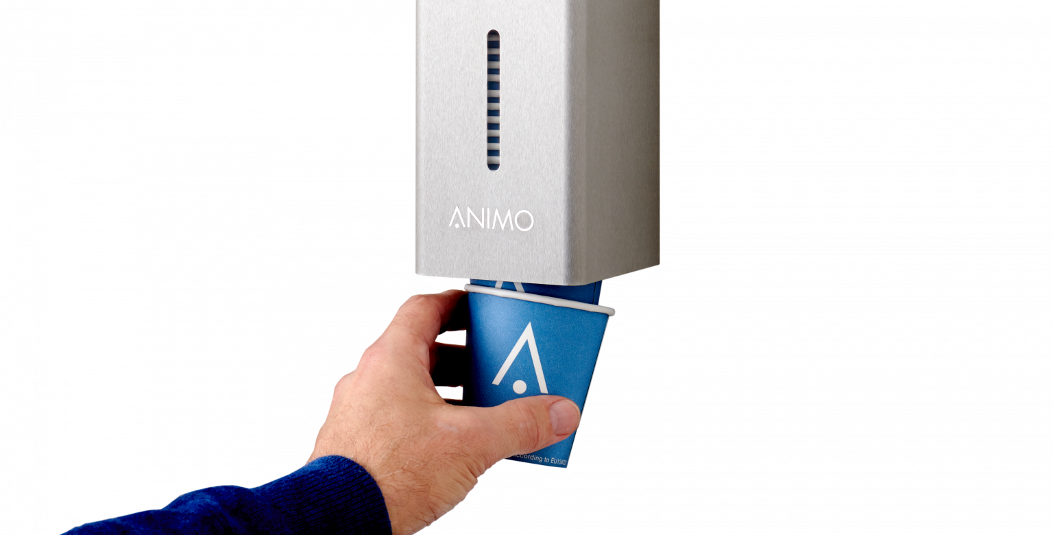 Wall cup dispensers
